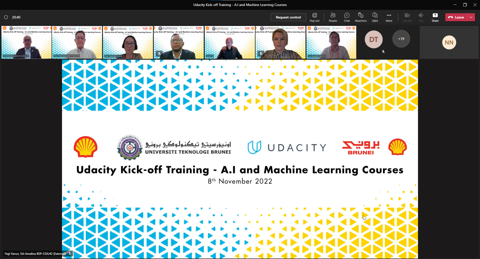 VIRTUAL LAUNCHING EVENT OF THE ‘UDACITY KICK-OFF TRAINING – ARTIFICIAL INTELLIGENCE AND MACHINE ...