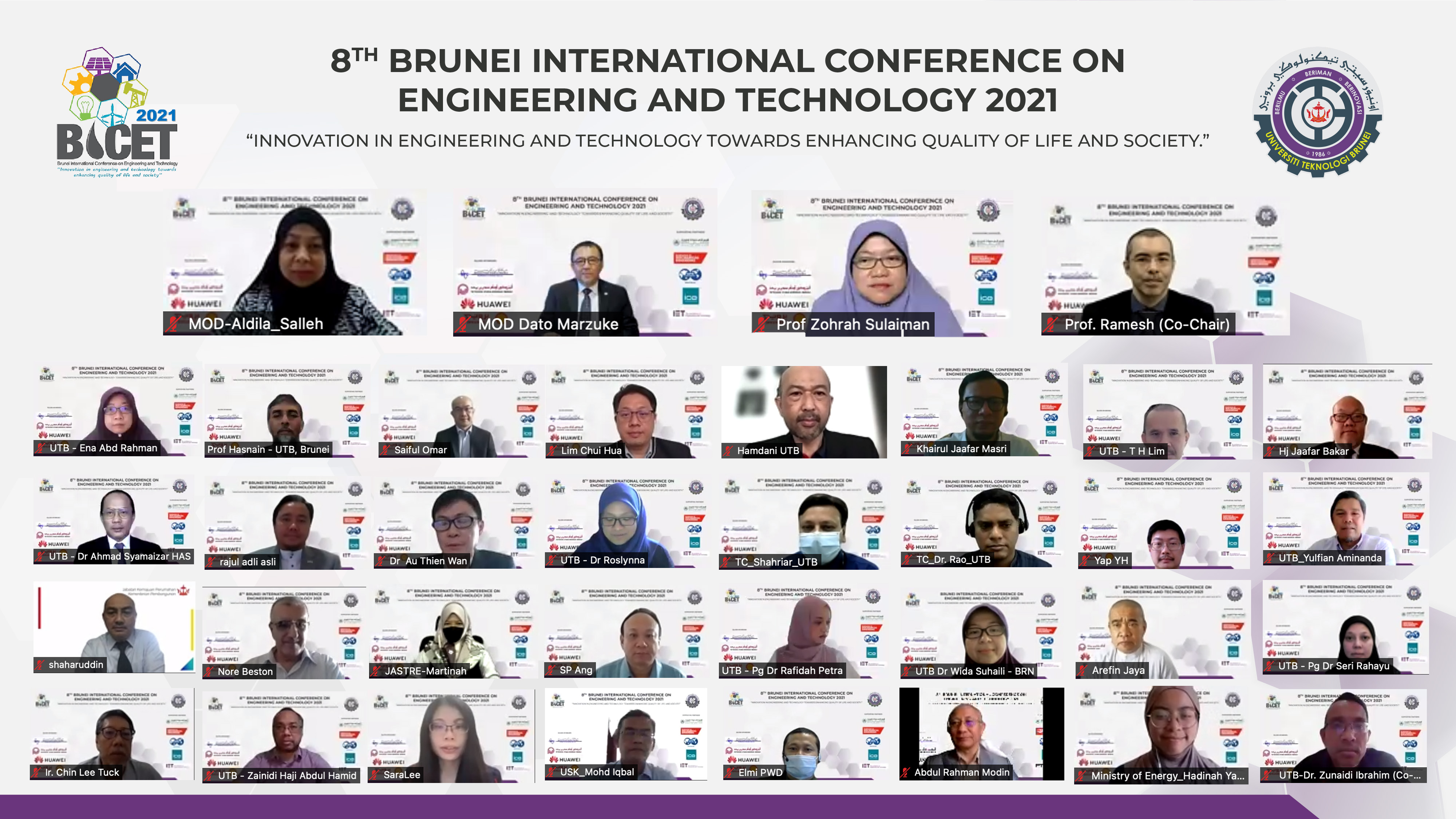 OPENING CEREMONY OF THE 8TH BRUNEI INTERNATIONAL CONFERENCE ON ...