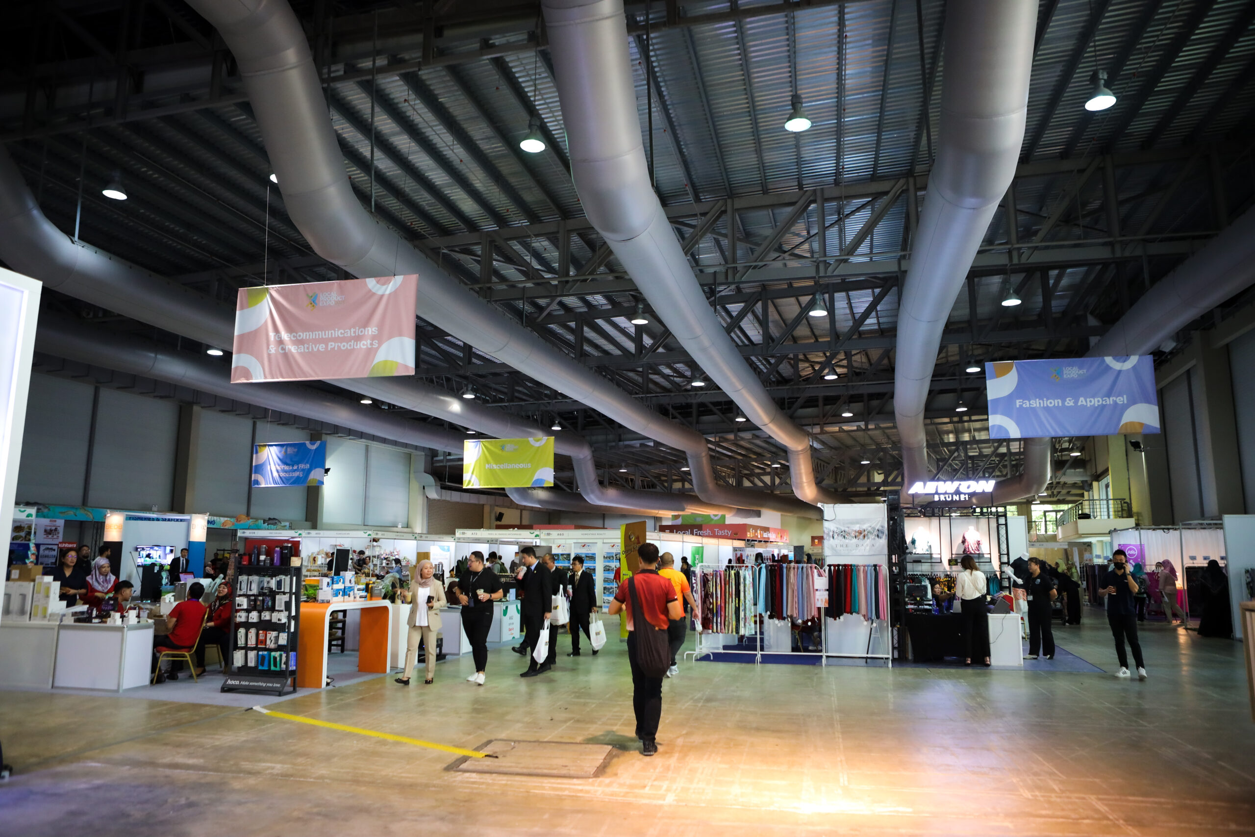 Over 200 vendors in Local Product Expo - EB