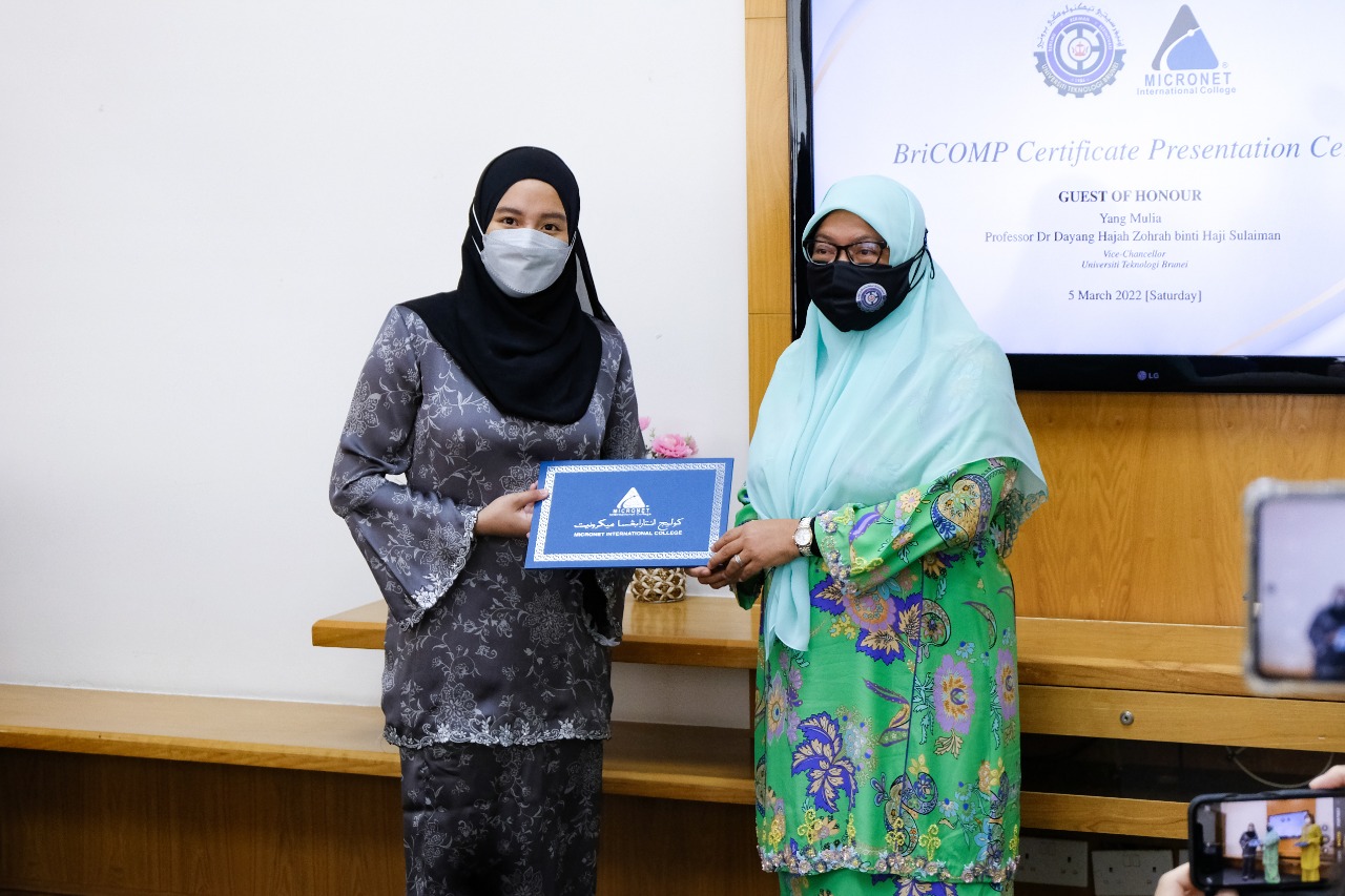 SECOND COHORT OF BRICOMP PROGRAMME AT MIC FETED AT A CERTIFICATE PRESENTATION CEREMONY - EB
