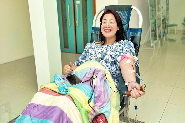 Over 40 donate blood at annual event - EB